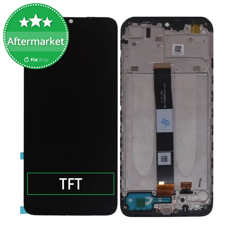Xiaomi Redmi 9A - LCD Displej + Dotykové Sklo + Rám (Black) TFT | FixShop