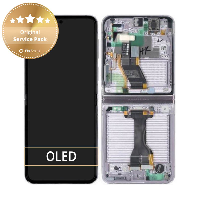 Samsung Galaxy Z Flip 5 F731B - LCD Displej + Dotykové Sklo + Rám ...