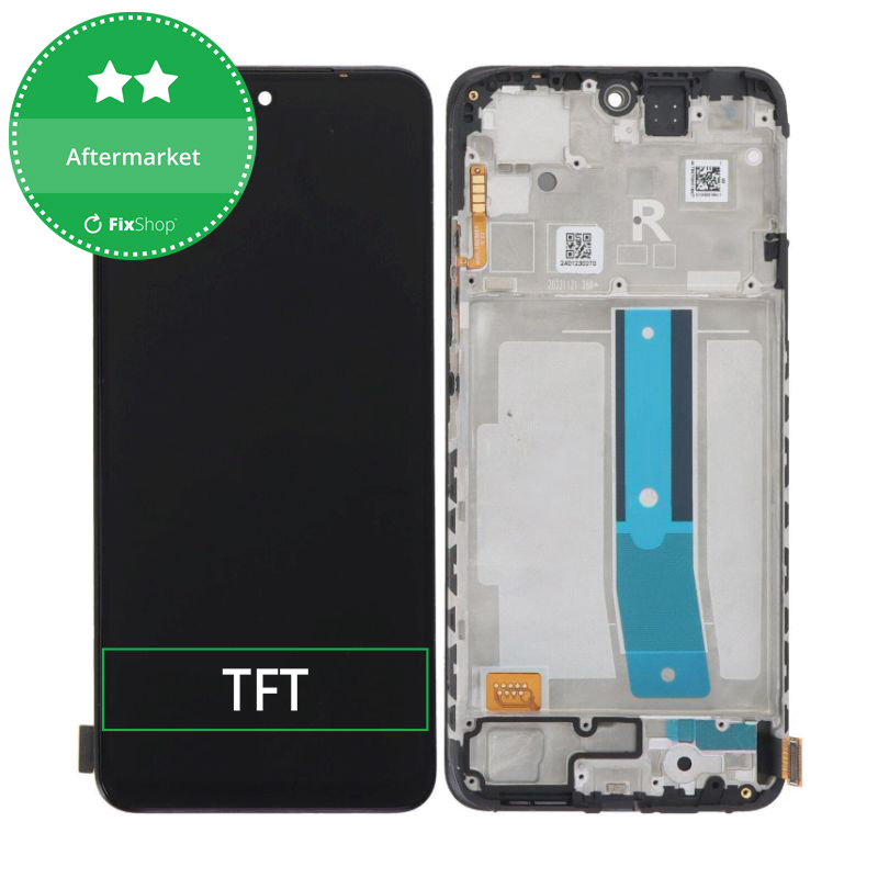 Xiaomi Redmi Note 12S - LCD Displej + Dotykové Sklo + Rám (Onyx Black ...